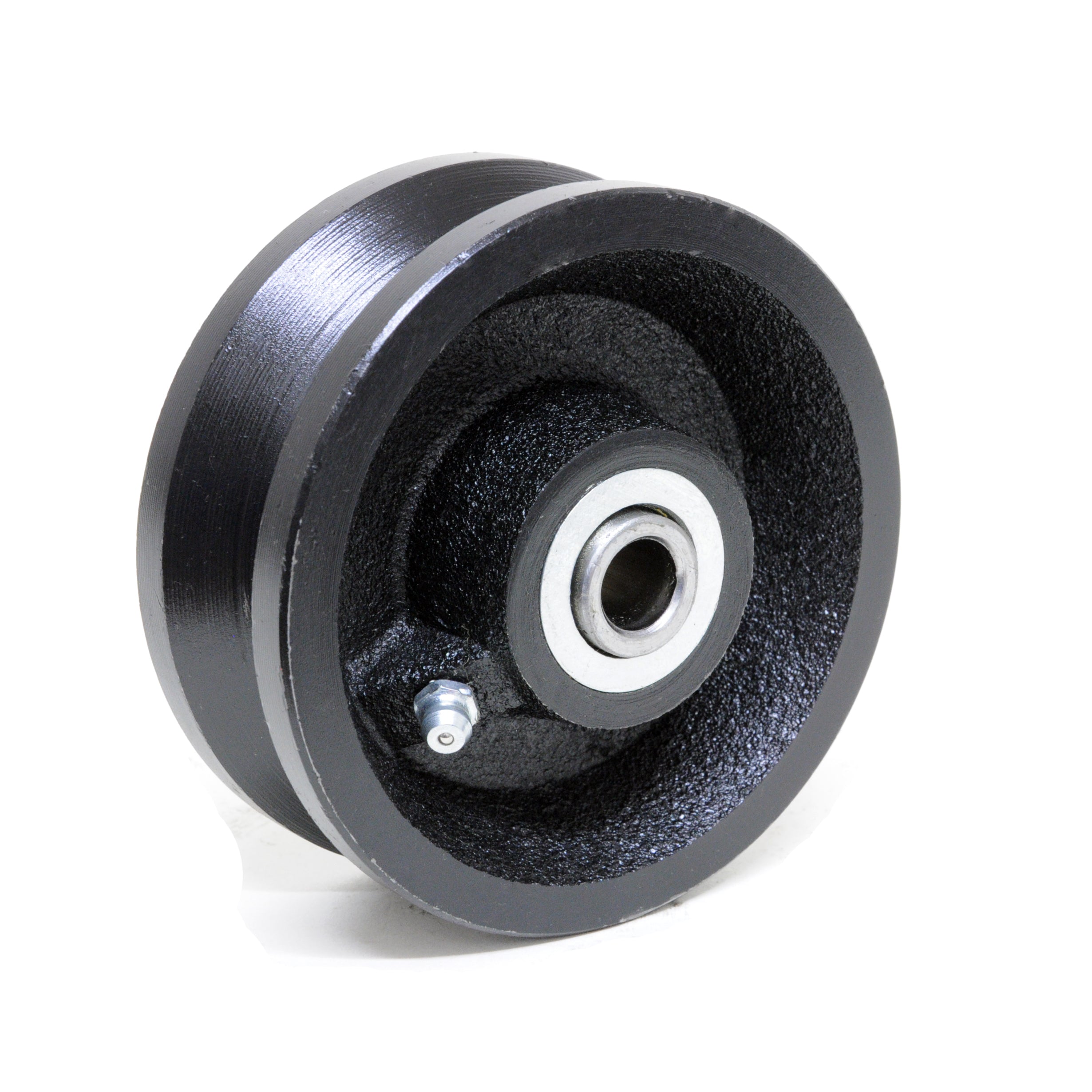 4" V Groove Cast Iron Gate Wheel for Slide Gates